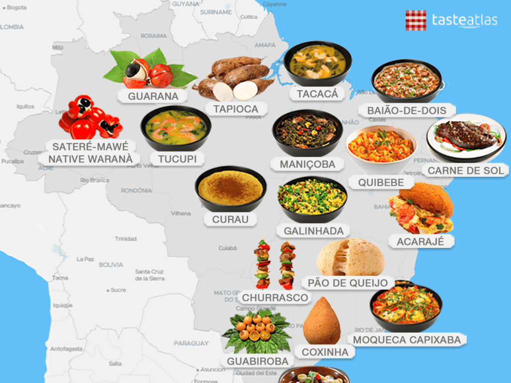 Quais são as 10 melhores comidas brasileiras segundo a